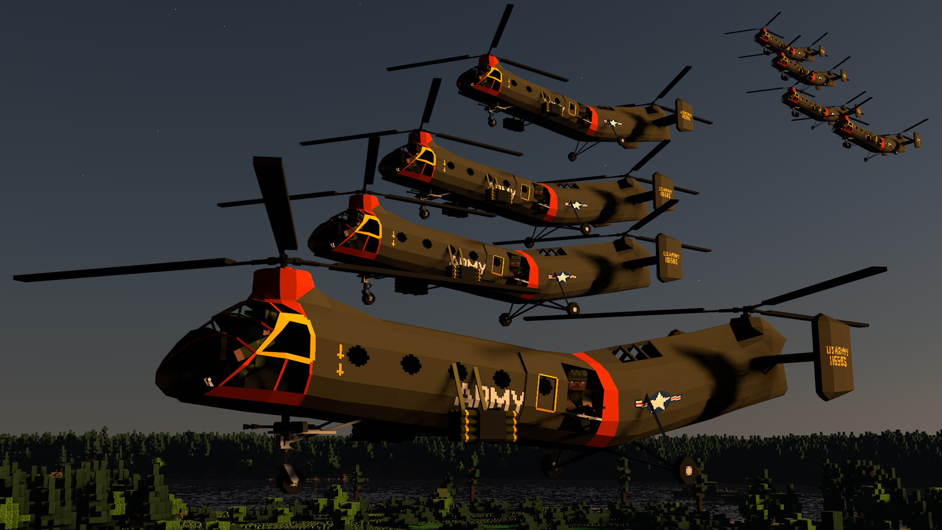 [Flan's] USA Vietnam War Pack 1 (1.7.10) Minecraft Mod