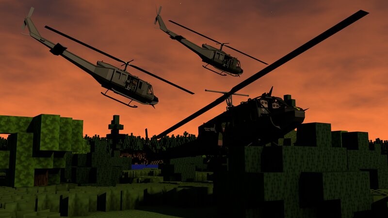 [Flan's] USA Vietnam War Pack 1 (1.7.10) Minecraft Mod