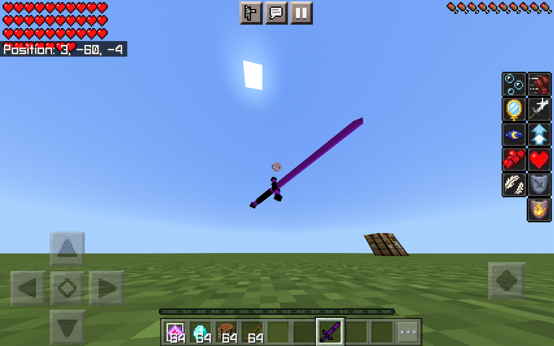 Dark Sword add-on v2.0 by darkmazeblox [ bedrock edition ]. Minecraft Mod