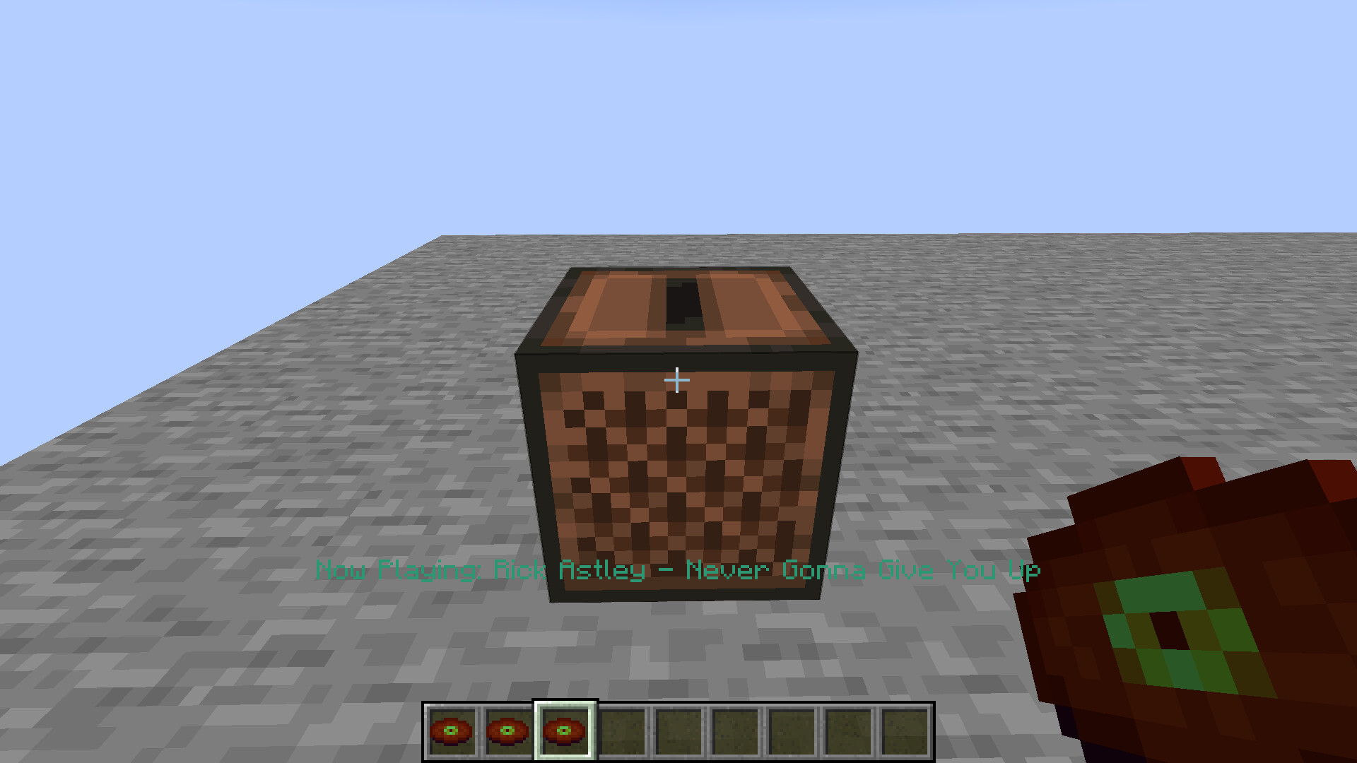Rick Roll Music Disc Minecraft Mod