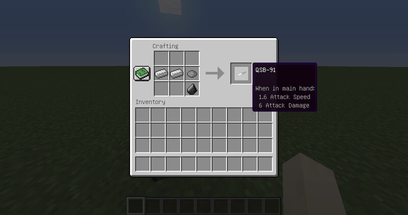 QSB-91 Scout Firing Knife 1.20.2/1.20.1/1.20/1.19.2/1.19.1/1.19/1.18/1. ...