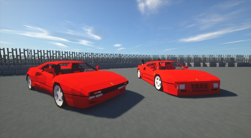 VellEagle Cars Old Ferrari Pack(Flan's Mod) Minecraft Mod