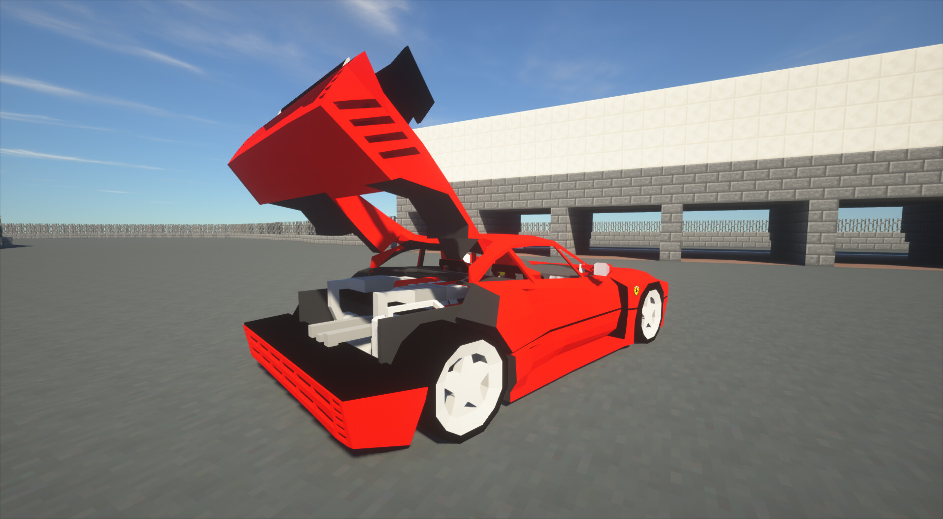 VellEagle Cars Old Ferrari Pack(Flan's Mod) Minecraft Mod