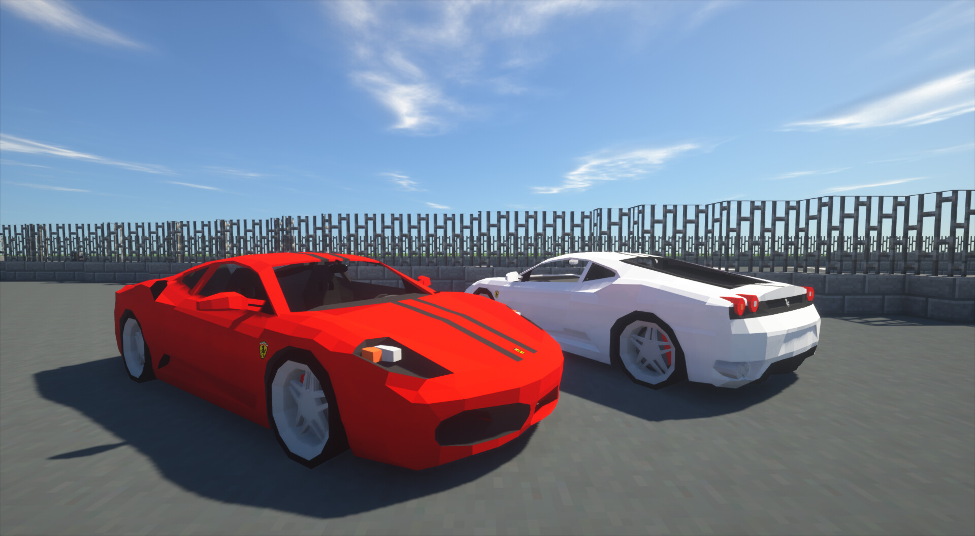 VellEagle Cars Old Ferrari Pack(Flan's Mod) Minecraft Mod