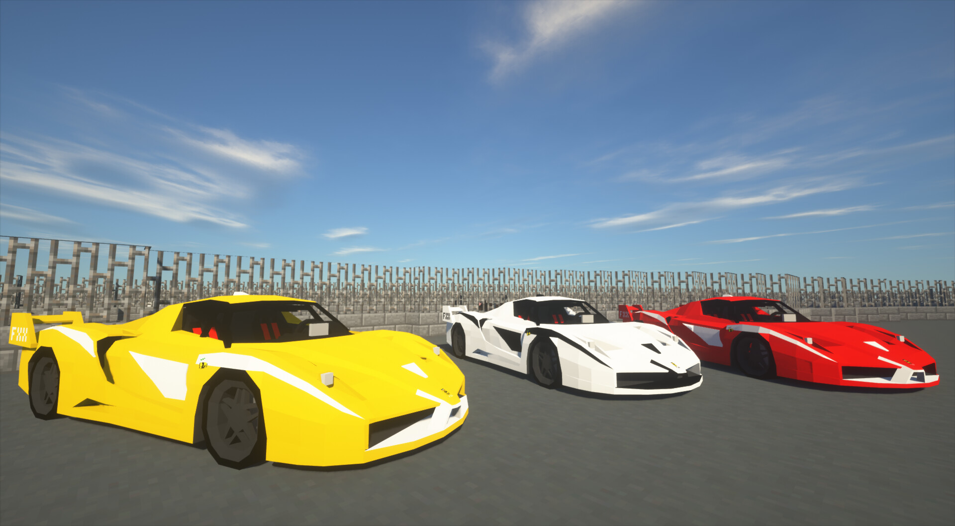 VellEagle Cars Old Ferrari Pack(Flan's Mod) Minecraft Mod