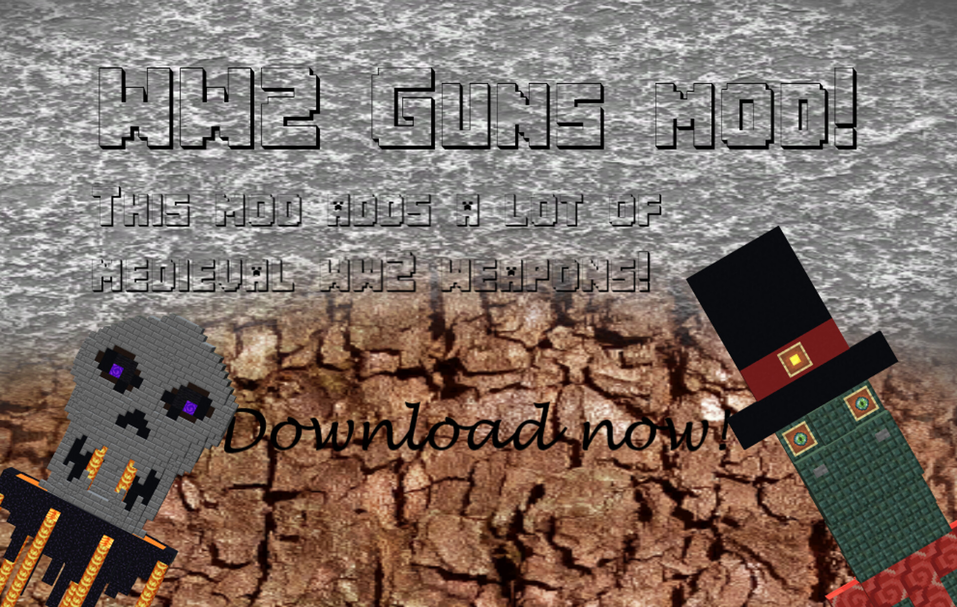 WW2 guns mod! version 1.0 Minecraft Mod