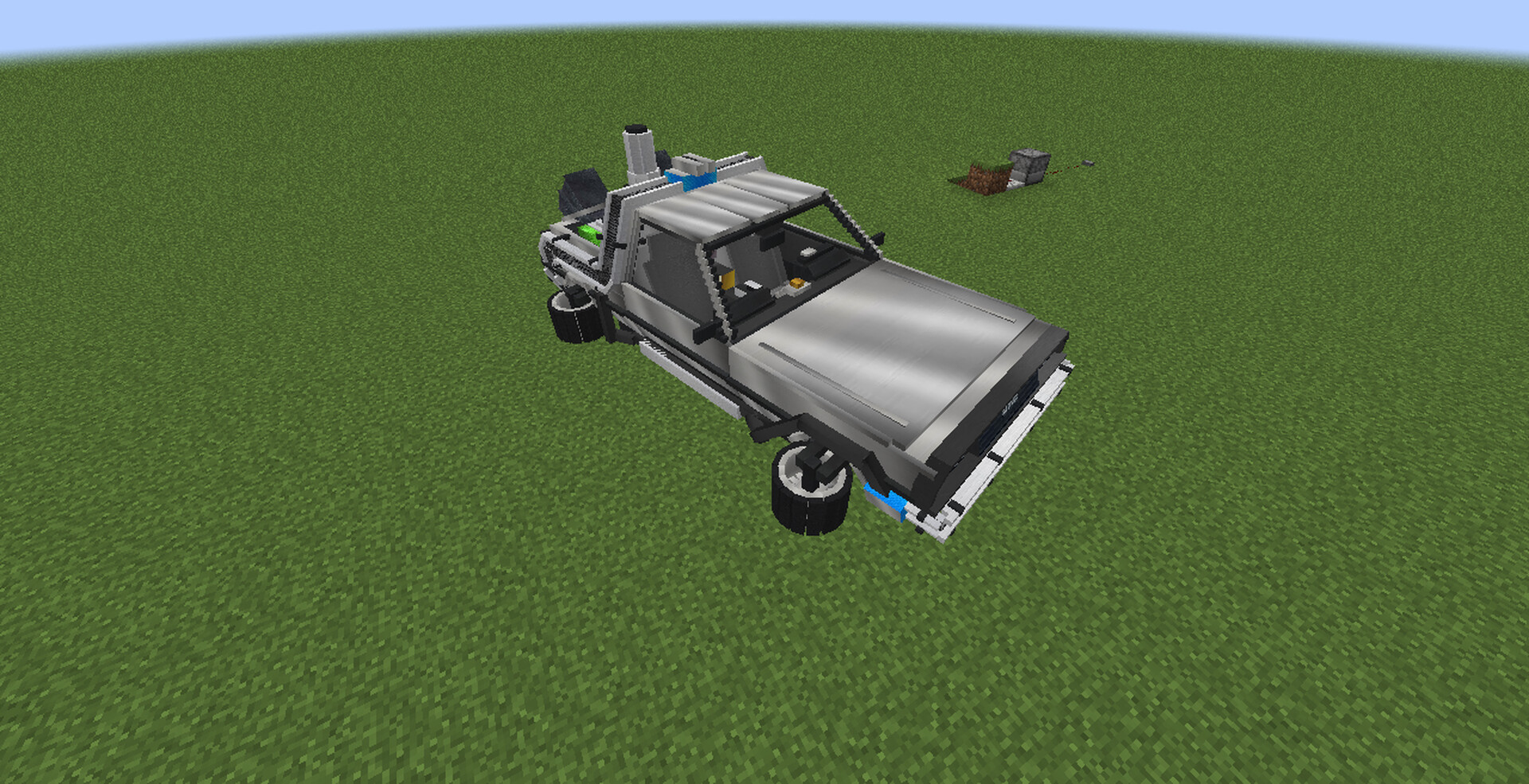 Back To The Future Delorean Minecraft Mod