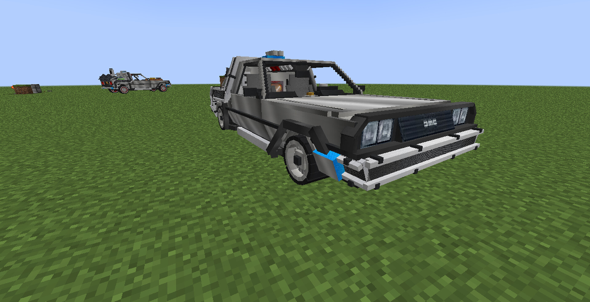 Back To The Future Delorean Minecraft Mod