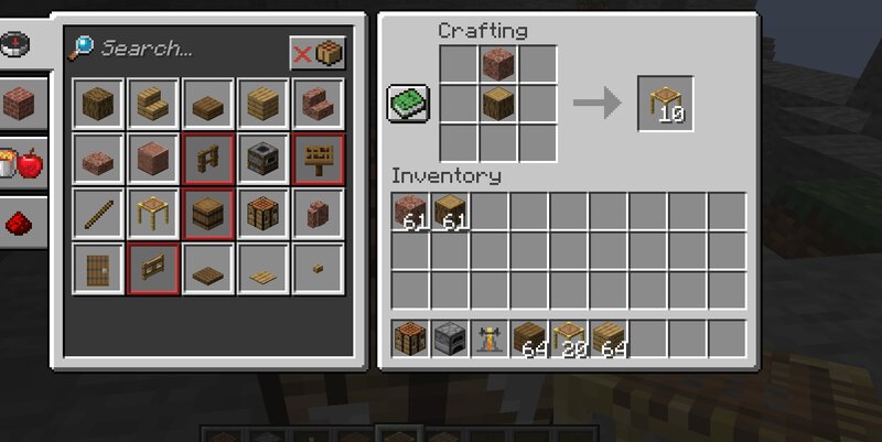 wood craft Minecraft Mod