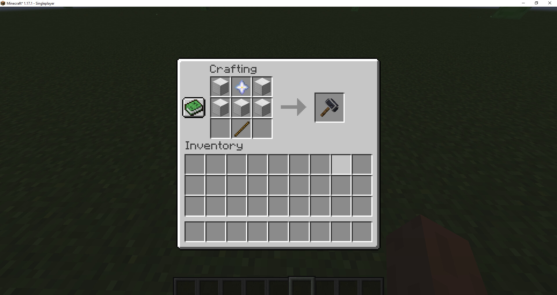 Mjolnir (Thor's hammer) and Stormbreaker (Thor's axe) Minecraft Mod