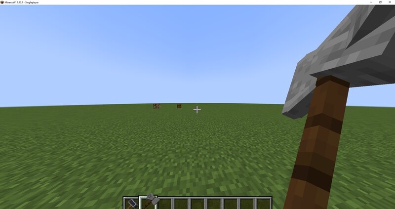 Mjolnir (Thor's hammer) and Stormbreaker (Thor's axe) Minecraft Mod