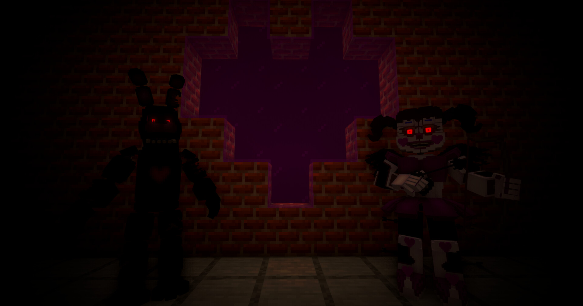 FNaF AR Mod Update 4! Java Edition 1.16.5 Minecraft Mod