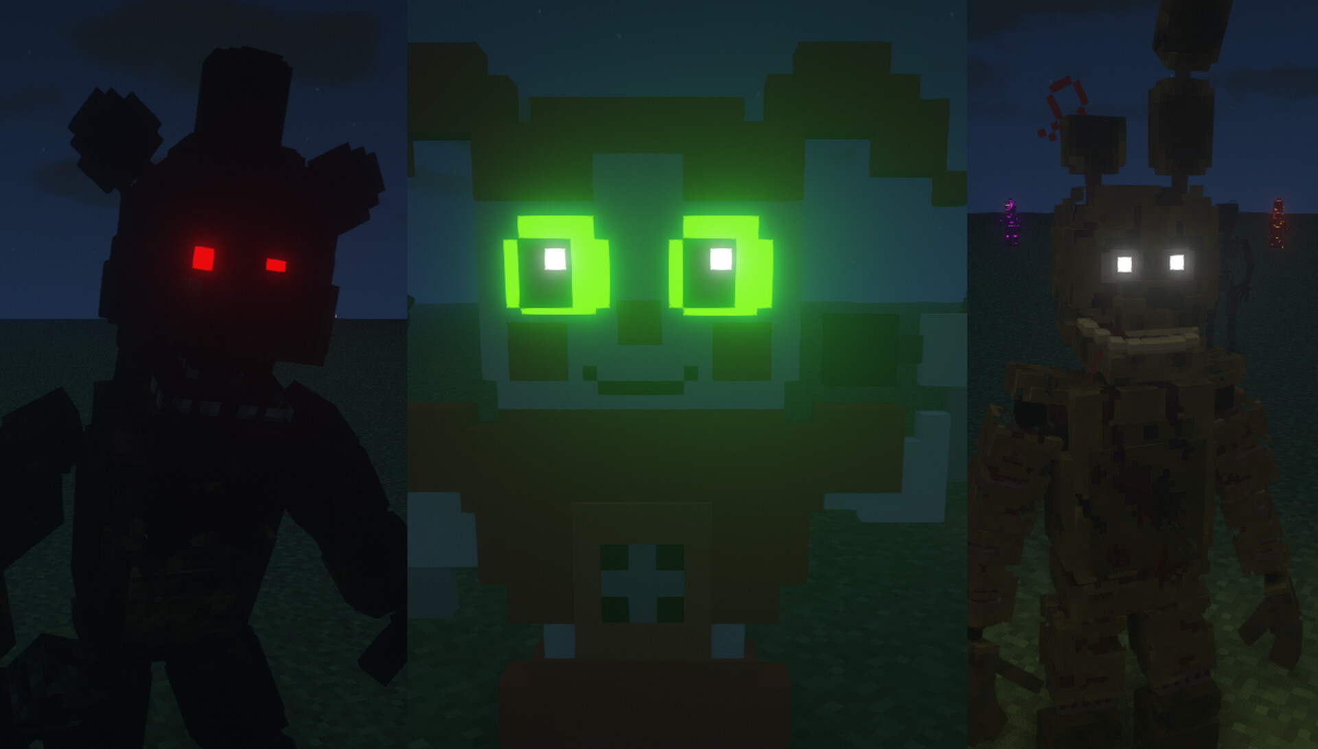 FNaF AR Mod Update 4! Java Edition 1.16.5 Minecraft Mod