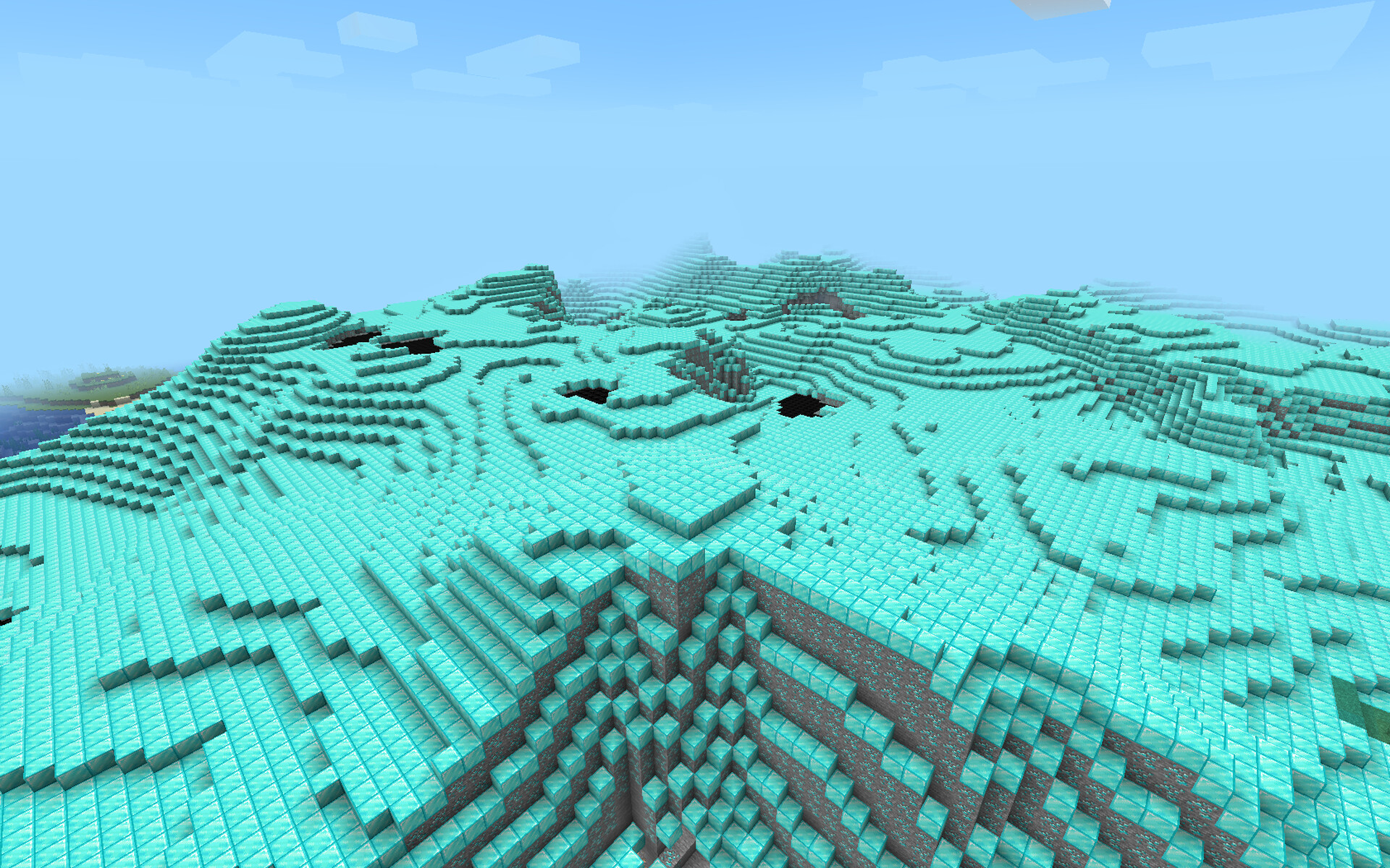 Diamond Biome & Dimension Minecraft Mod