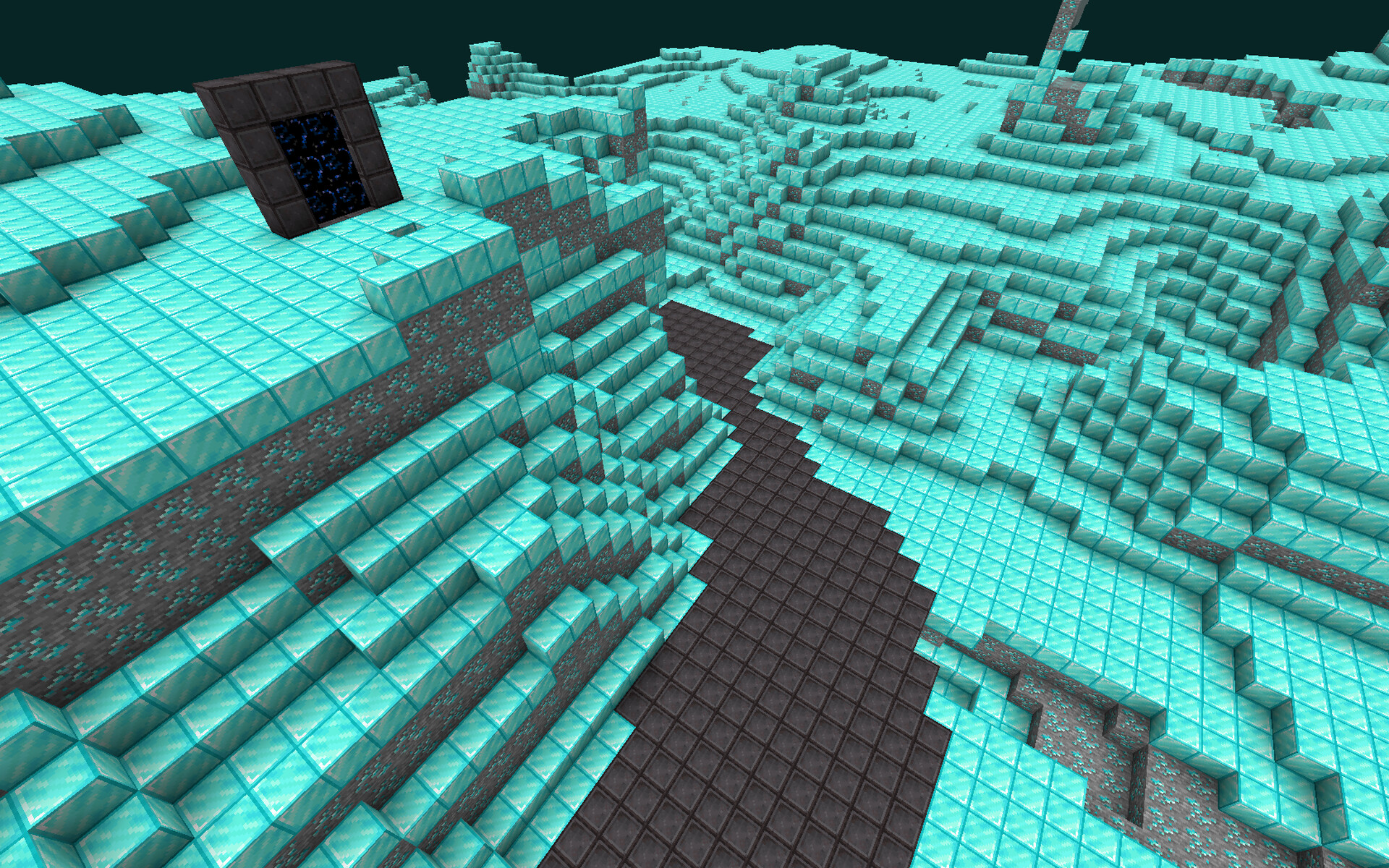 Diamond Biome & Dimension Minecraft Mod