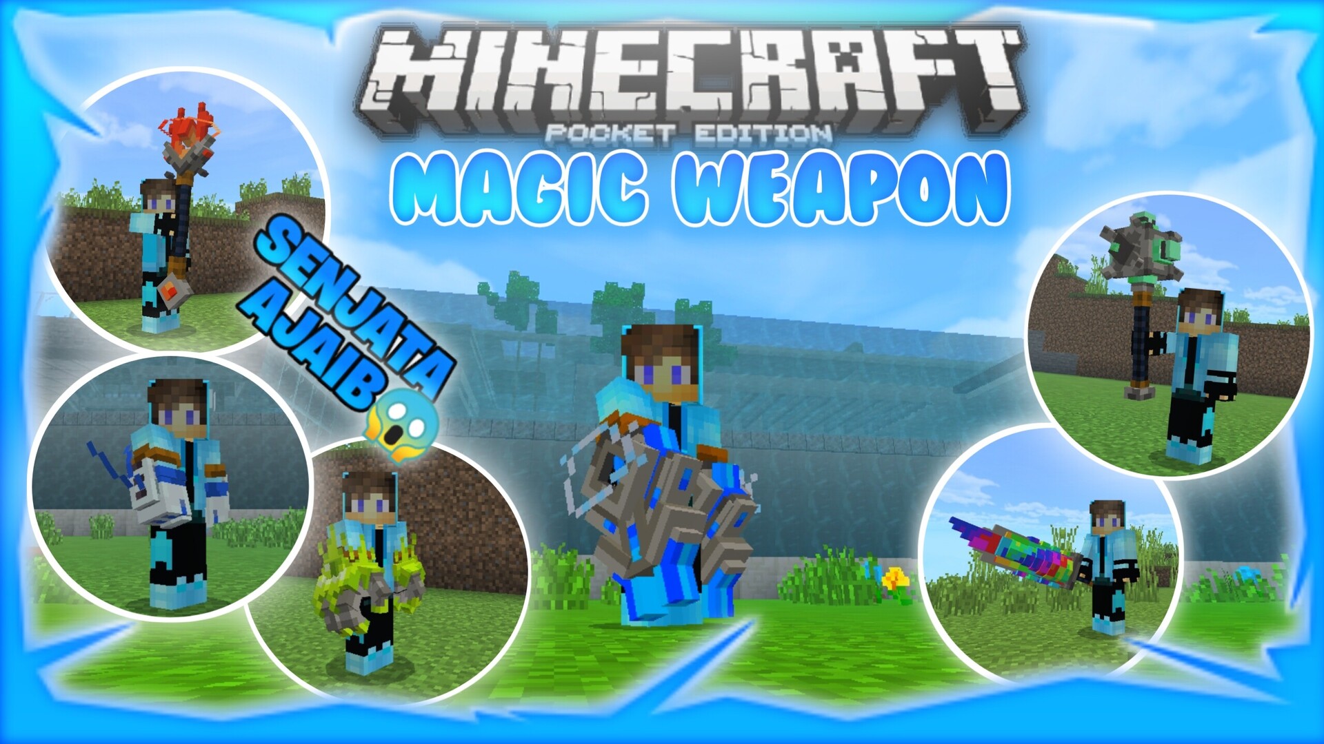 MAGIC WEAPON ADDON Minecraft Mod