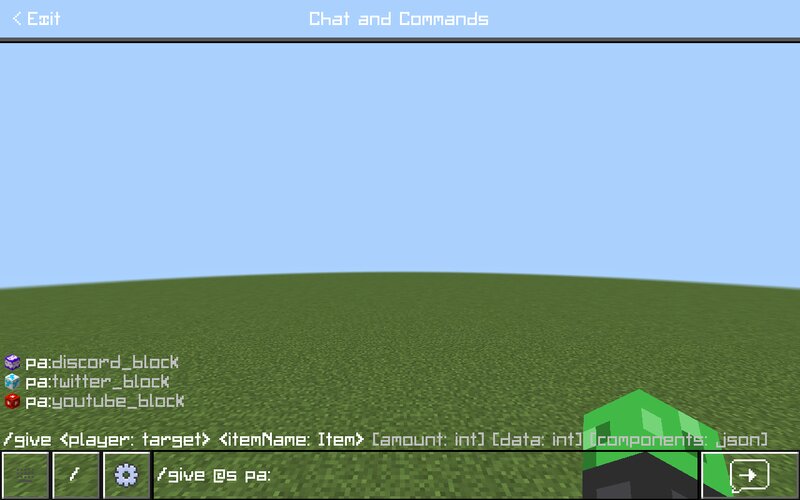 Social media block add-on by darkmazeblox.[bedrock edition]. Minecraft Mod