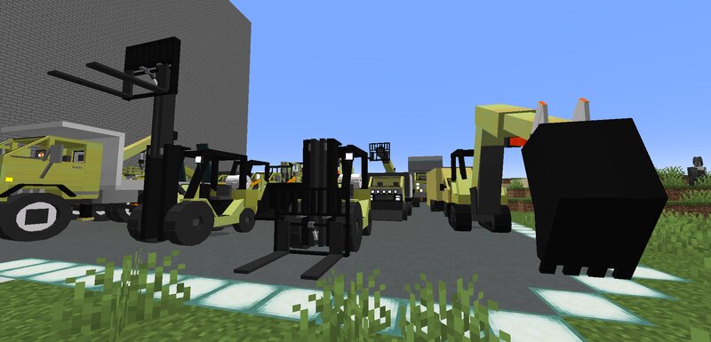 Chronokiller's (1.18.2) 44 construction vehicles mod Minecraft Mod