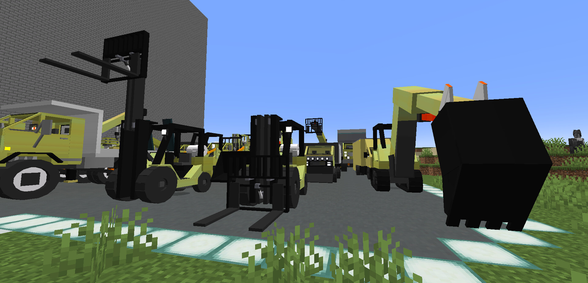 Chronokiller's (1.18.2) 44 construction vehicles mod Minecraft Mod