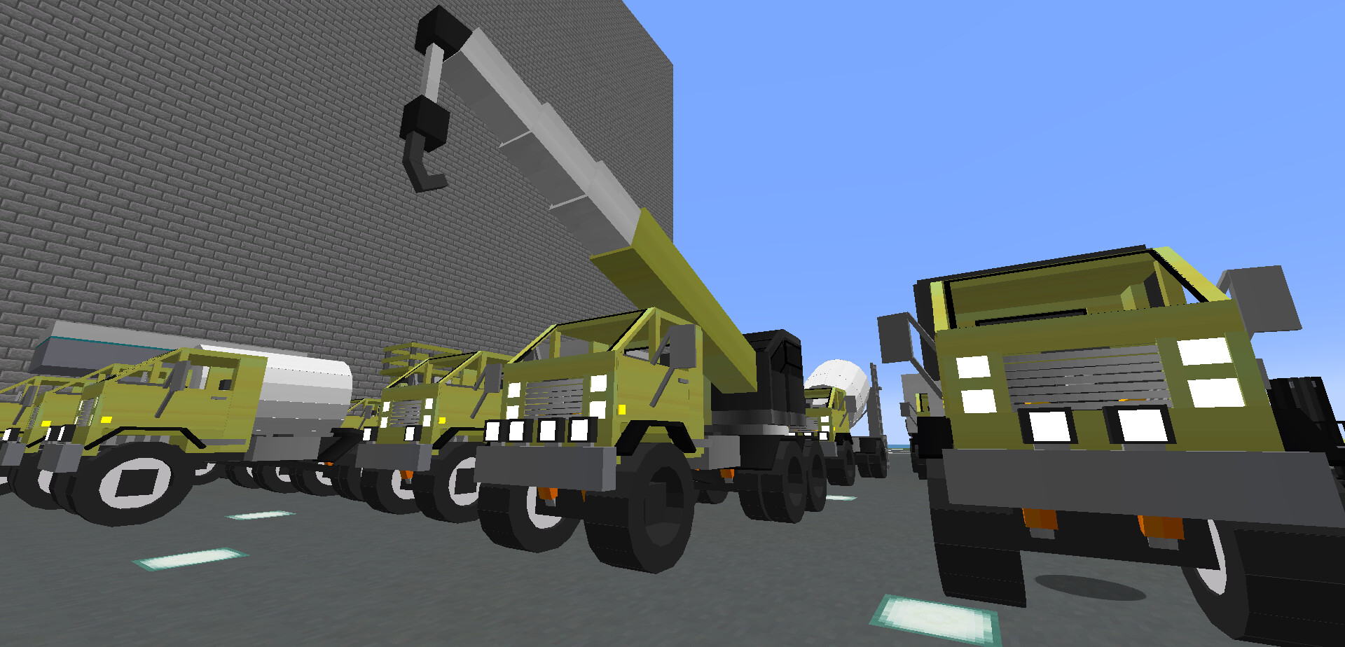 Chronokiller's (1.18.2) 44 construction vehicles mod Minecraft Mod