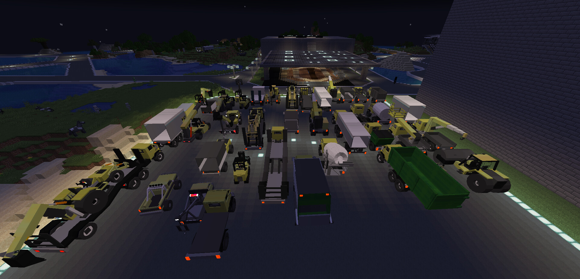 Chronokiller's (1.18.2) 44 construction vehicles mod Minecraft Mod