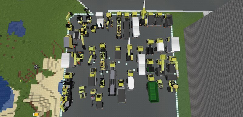 Chronokiller's (1.18.2) 44 construction vehicles mod Minecraft Mod