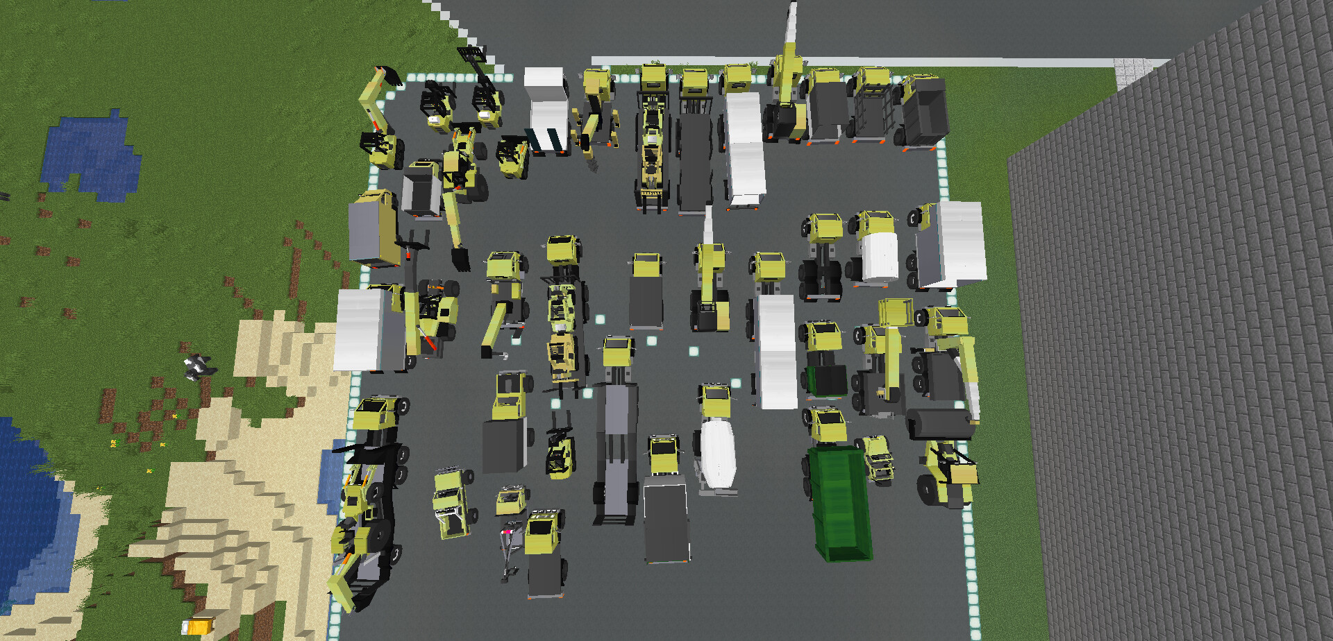 Chronokiller's (1.18.2) 44 construction vehicles mod Minecraft Mod