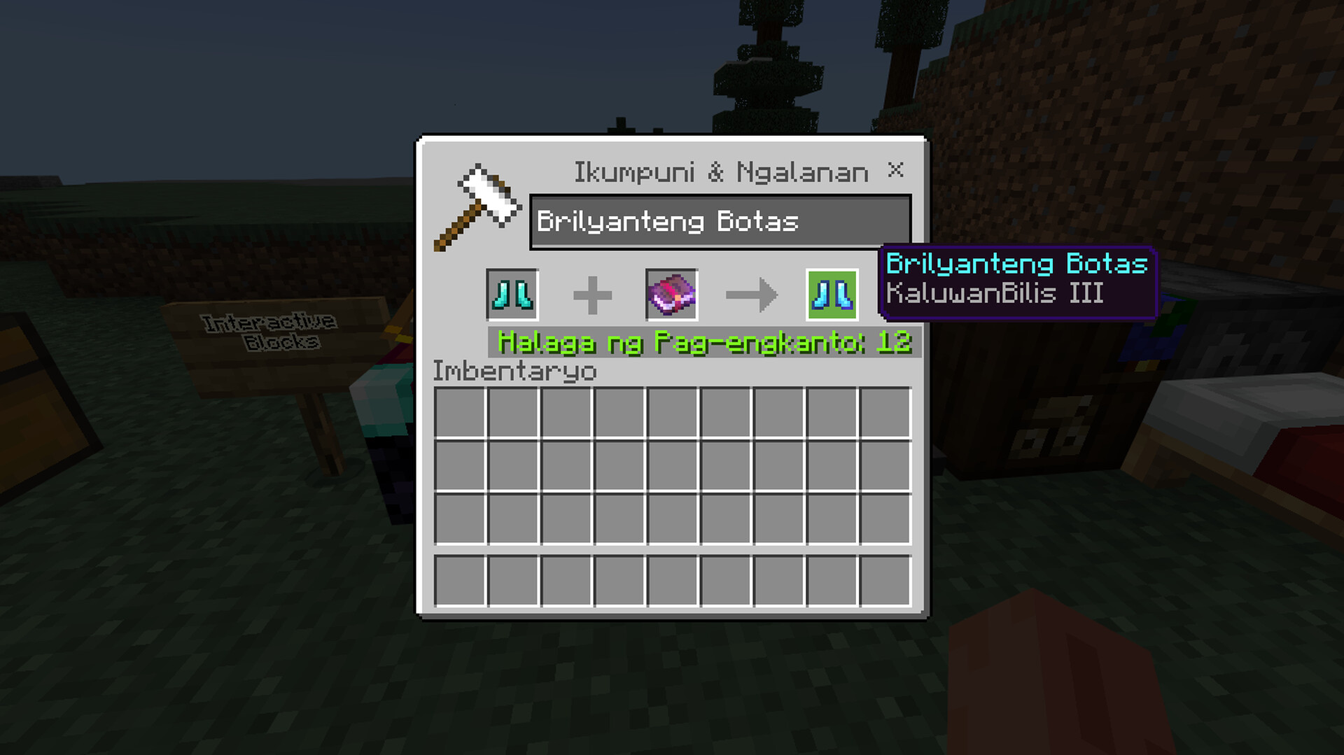 Minecraft Filipino Language for Bedrock (Mina'tLikha Pure Tagalog ...