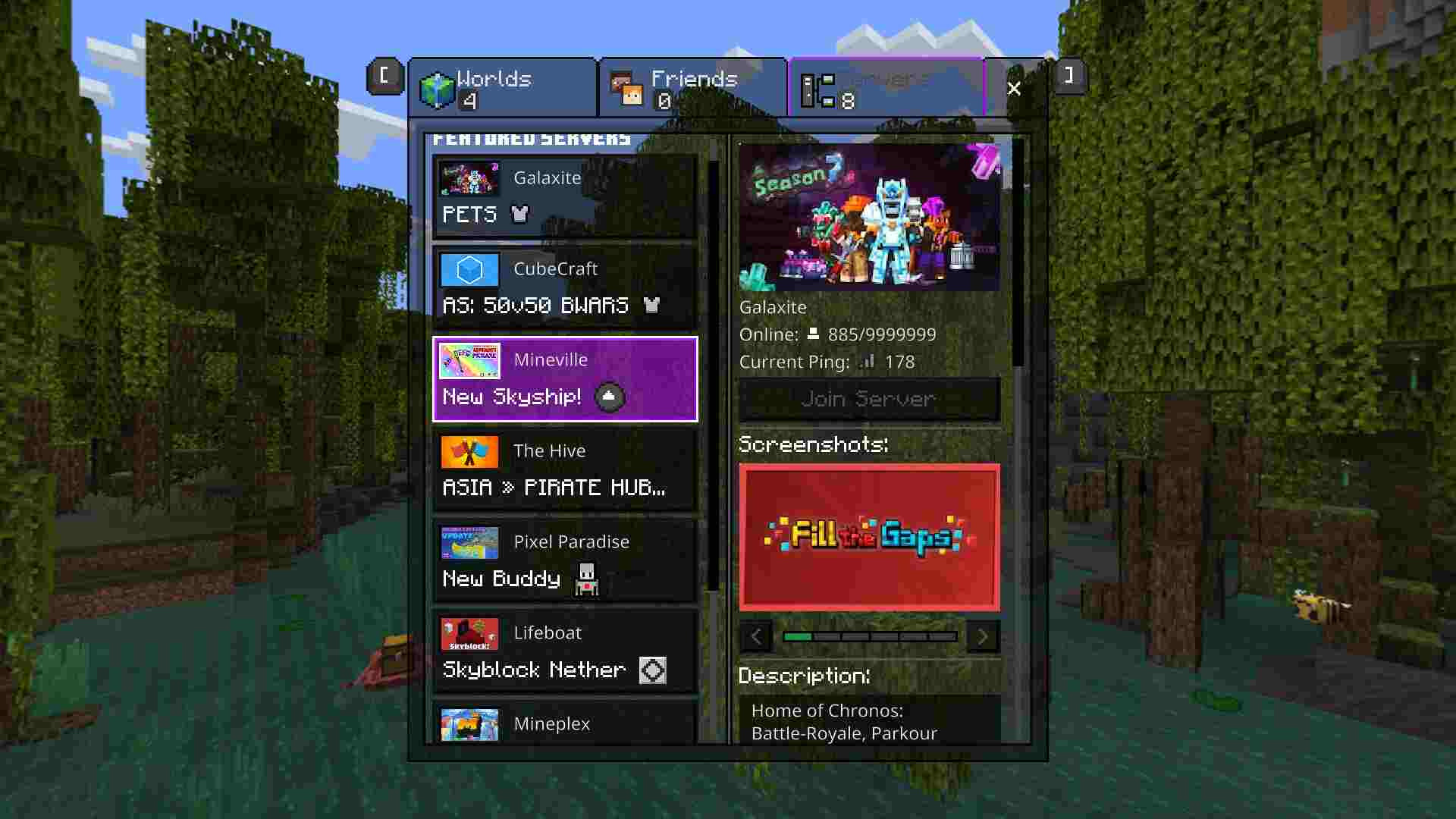 Minecraft Purple Colour UI (Bedrock Edition) Minecraft Mod