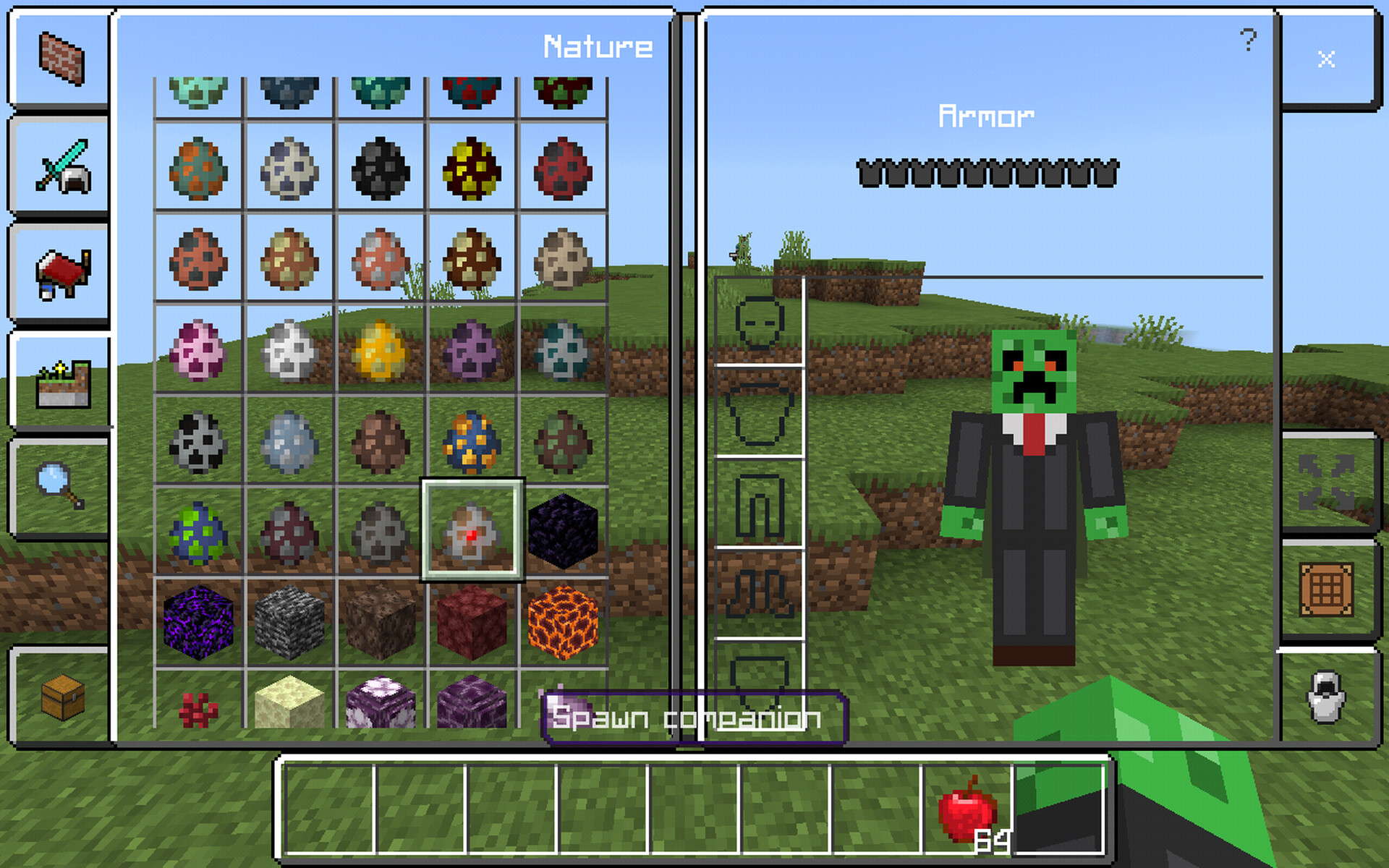 Companion add-on by darkmazeblox.[bedrock edition] Minecraft Mod