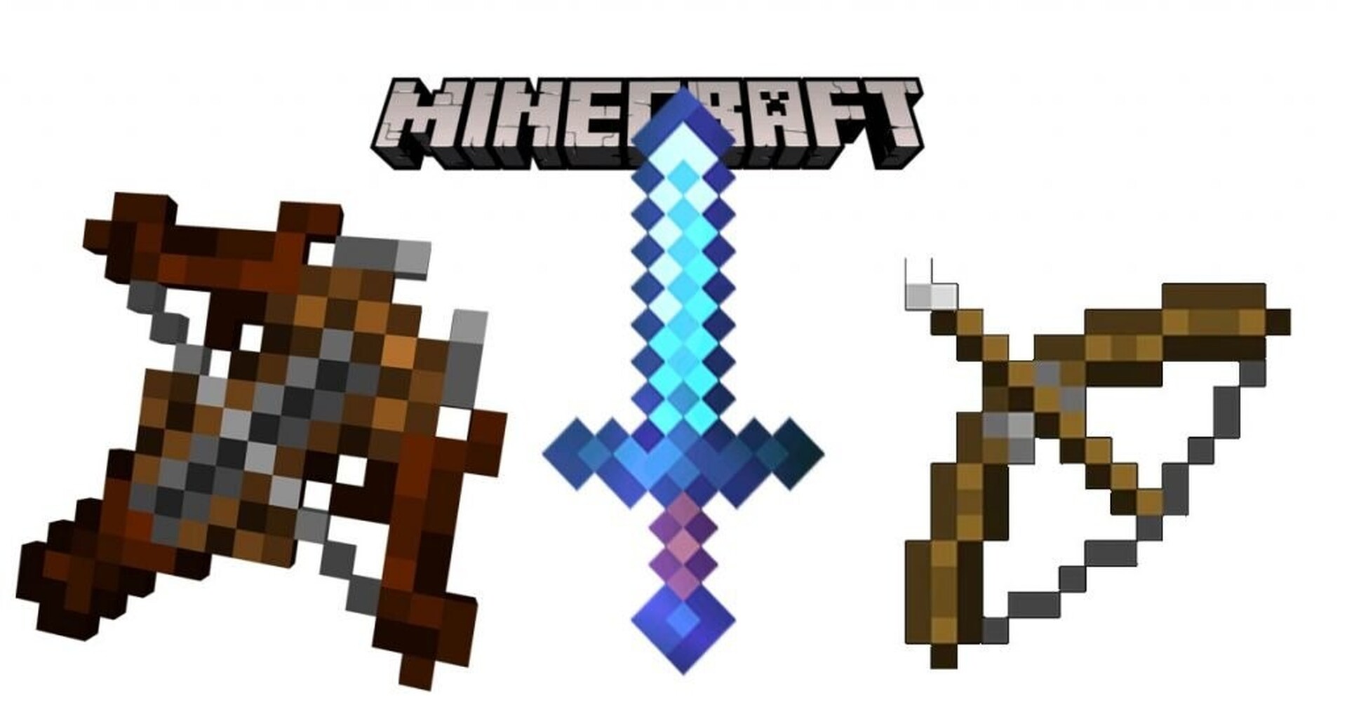 Minecraft but there are custom weapons Minecraft Mod