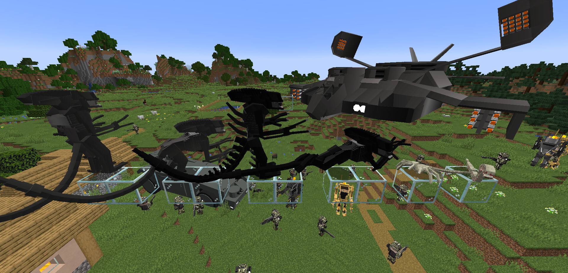 Chronokillers_Xenomorph_Aliens_Mod_1.18.2 Minecraft Mod