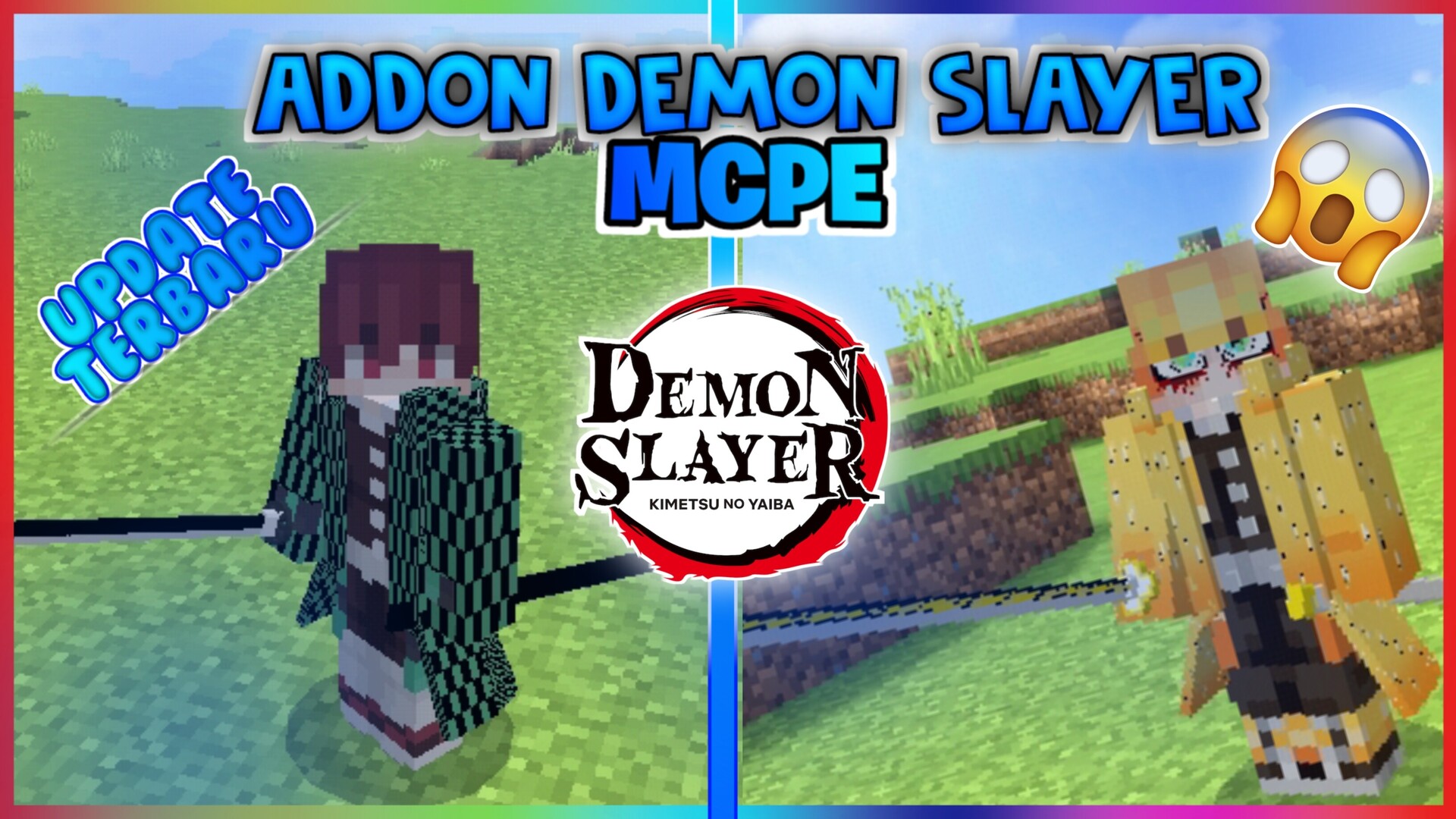 ANIME DEMON SLAYER ADDON MCPE UPDATE TERBARU | KIMETSU NO YAIBA ADDON ...