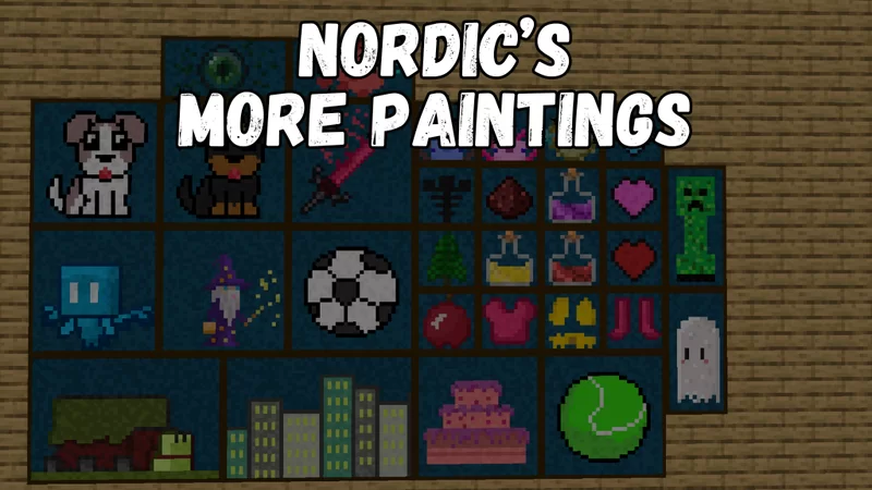 [1.20.1] Nordic's More Paintings Minecraft Mod