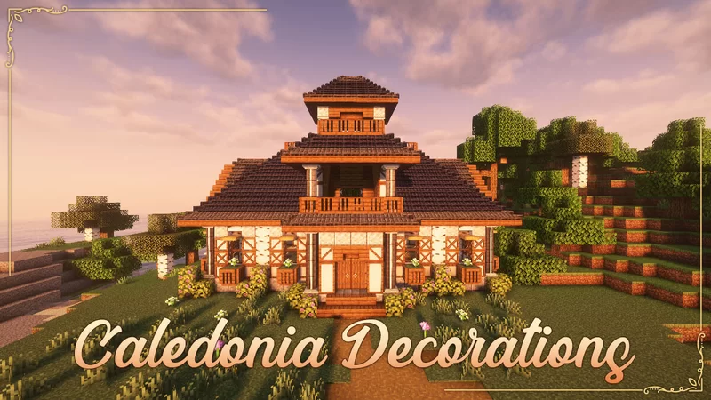Caledonia Decorations (Minecolonies) Minecraft Mod