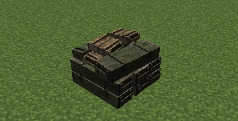 new container - ammunition box (новый ящик - ящик с боеприпасами ...