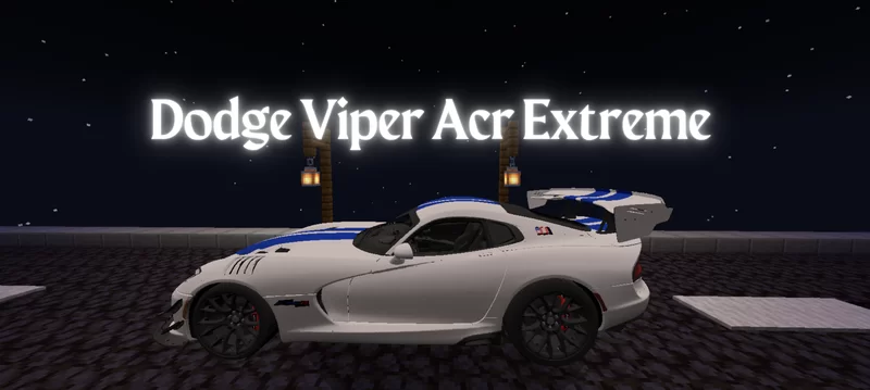 Dodge Viper ACR Extreme Minecraft Mod