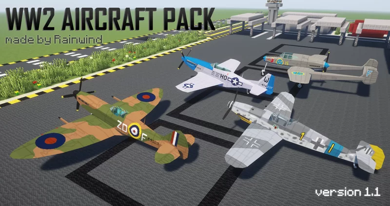 [MCHeli] WW2 Aircraft Contents Pack | 1.7.10 Minecraft Mod