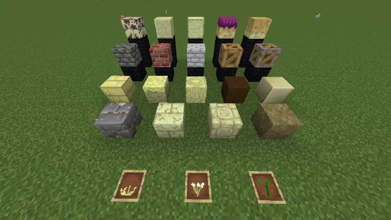 More End (Blocks) Minecraft Mod