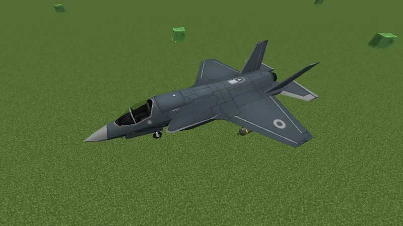 MCHeli F-35B British Livery Minecraft Mod