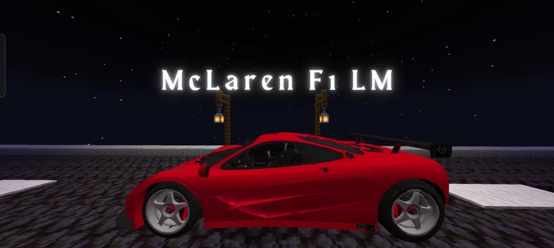 McLaren F1 LM Minecraft Mod