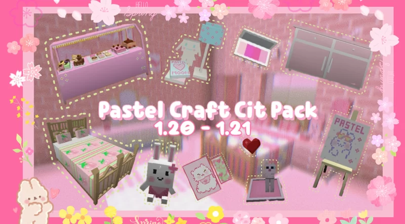 :ೀ🍨 ‧ ˚Pastel Craft Cit Pack 🎀 ⊹1.20-1.21.30+˚. ♡Minecraft Bedrock ...