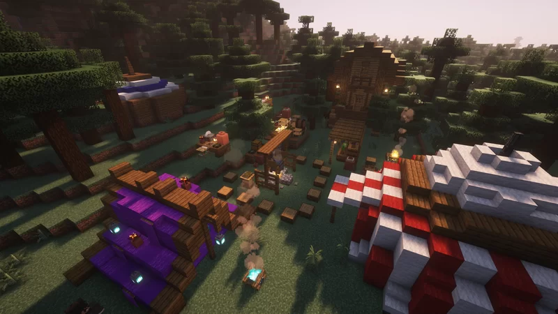 Minecolonies Nomad Style Pack Minecraft Mod