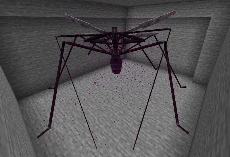 Arthropod Phobia Expansions + Horror Bosses (Spider Moth) Minecraft Mod