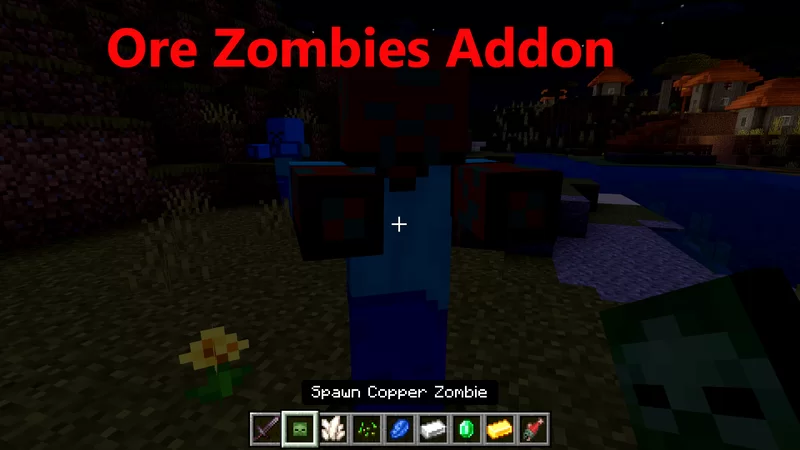 Ore Zombies Addon Minecraft Mod