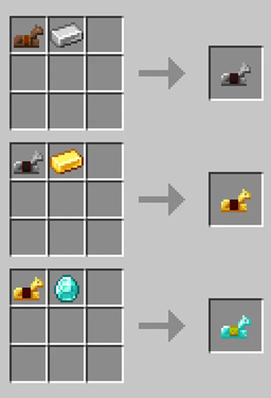 Mejorar armaduras de caballo / Upgrade horse armor Minecraft Mod