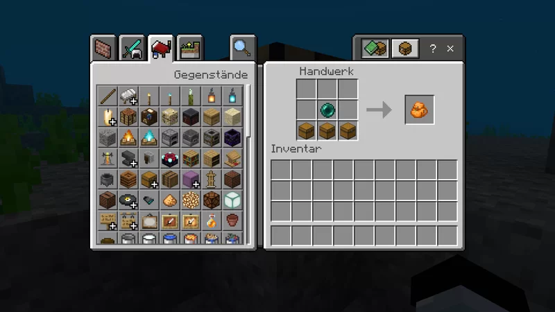 Tagbased Shared-Inventory Minecraft Mod