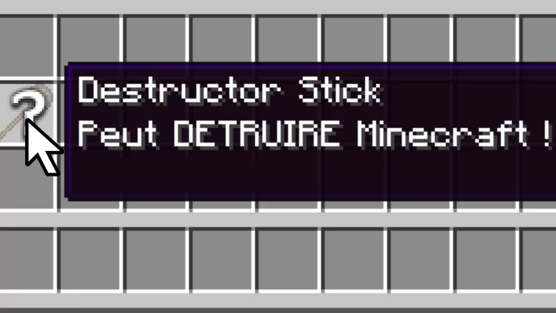 Ces Bâtons M'ont Permit de DETRUIRE Minecraft Minecraft Mod
