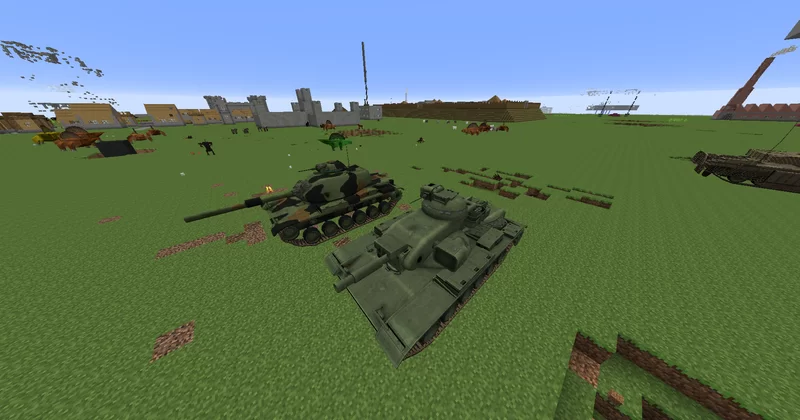 [MCheli-O content]M60A1 ＆ M60A2 Patton Minecraft Mod