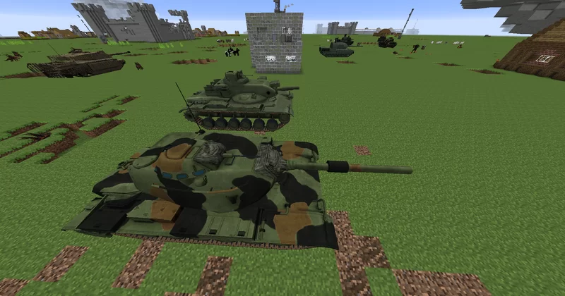 [MCheli-O content]M60A1 ＆ M60A2 Patton Minecraft Mod